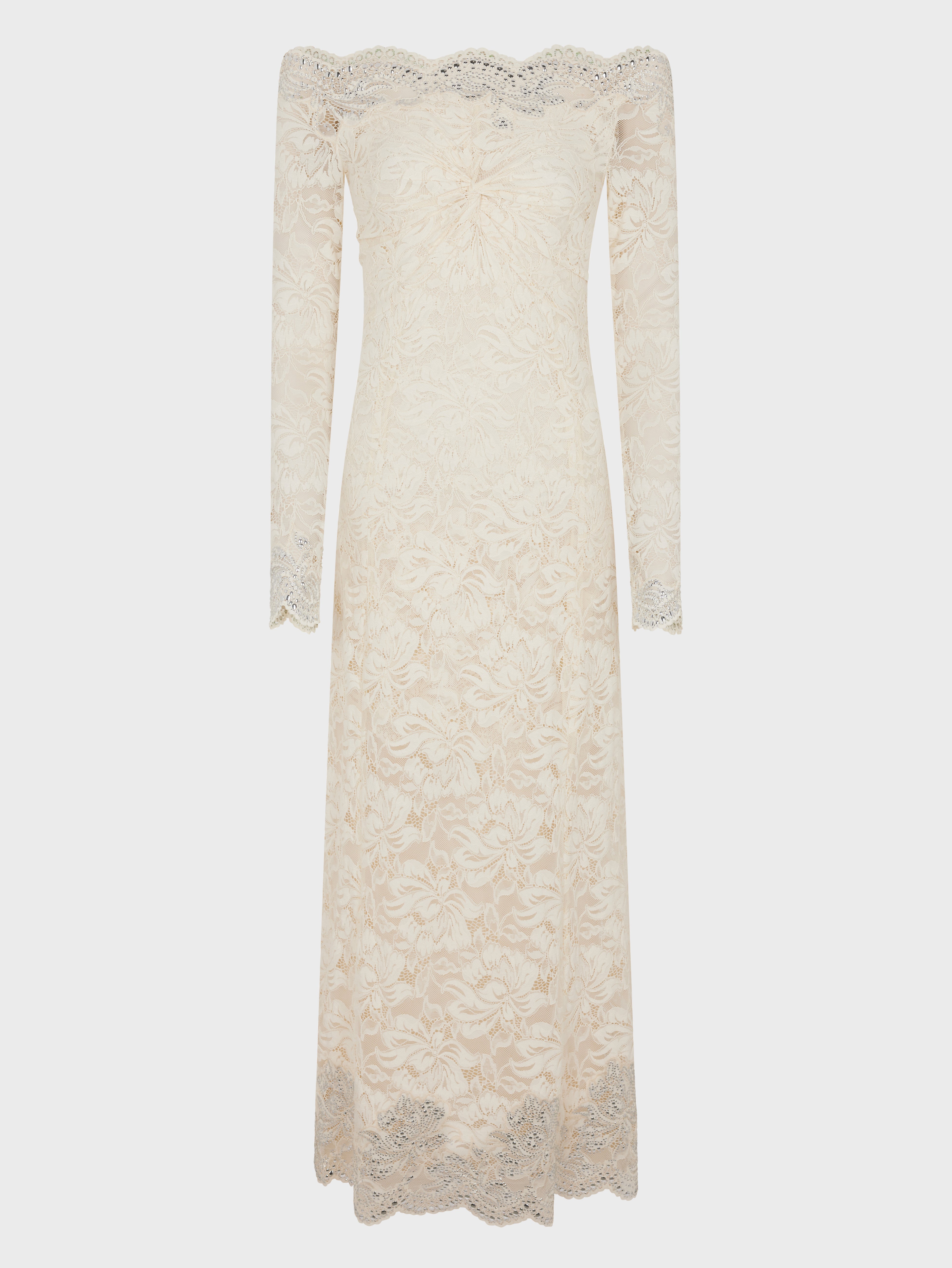 Robe midi en dentelle – Rabanne