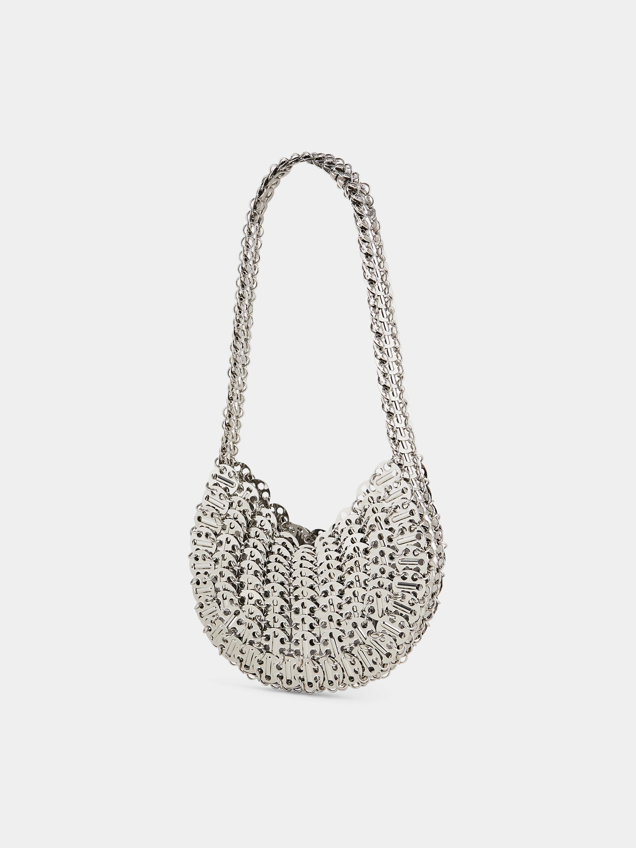 Iconic 1969 moon bag silver – Rabanne
